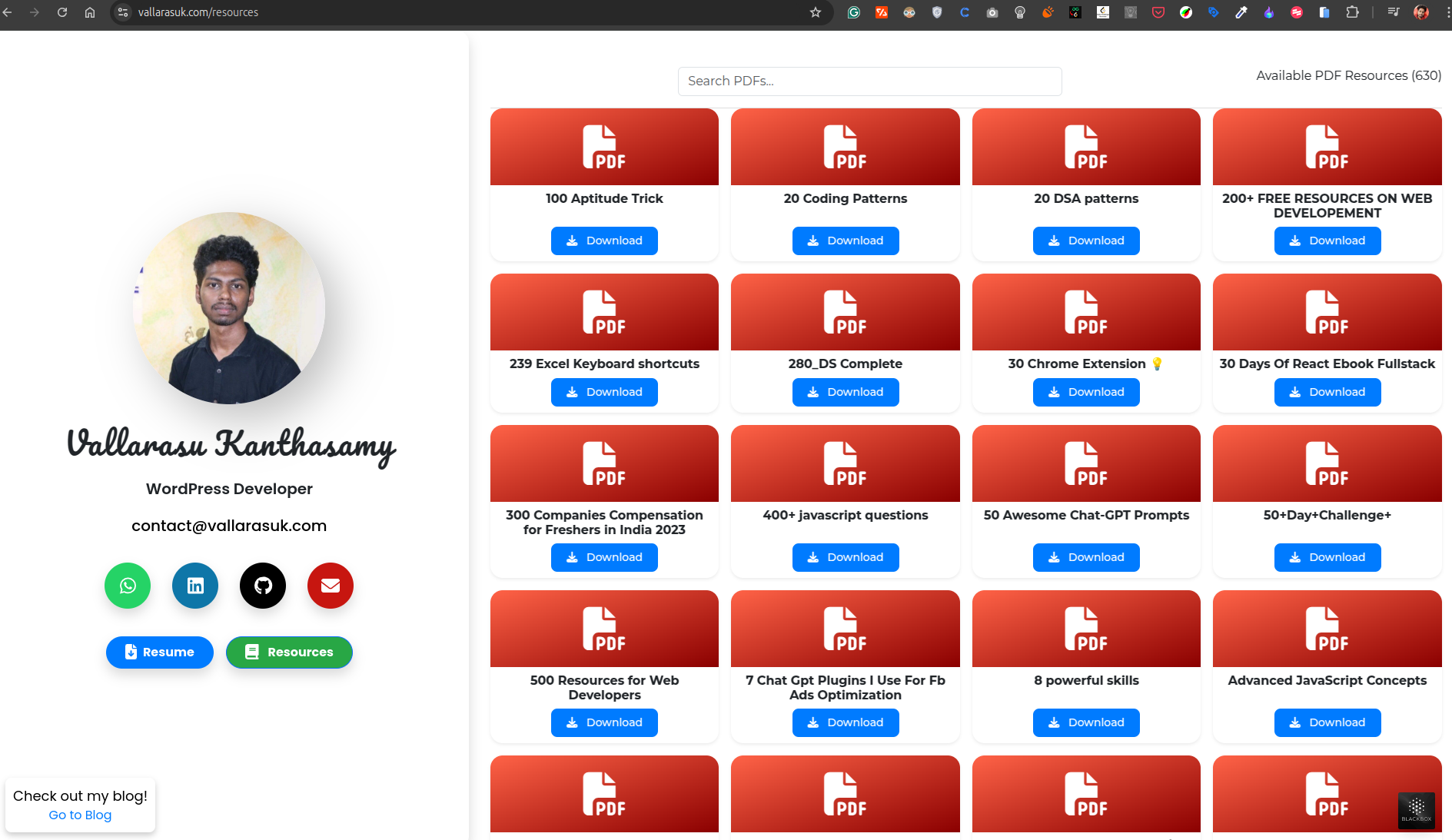 850+ PDF Resources Project